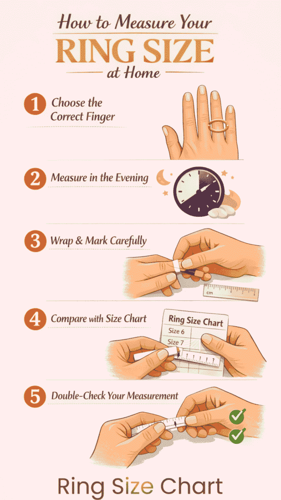 How to Measure Ring Size at Home | Accurate Sizing Guide